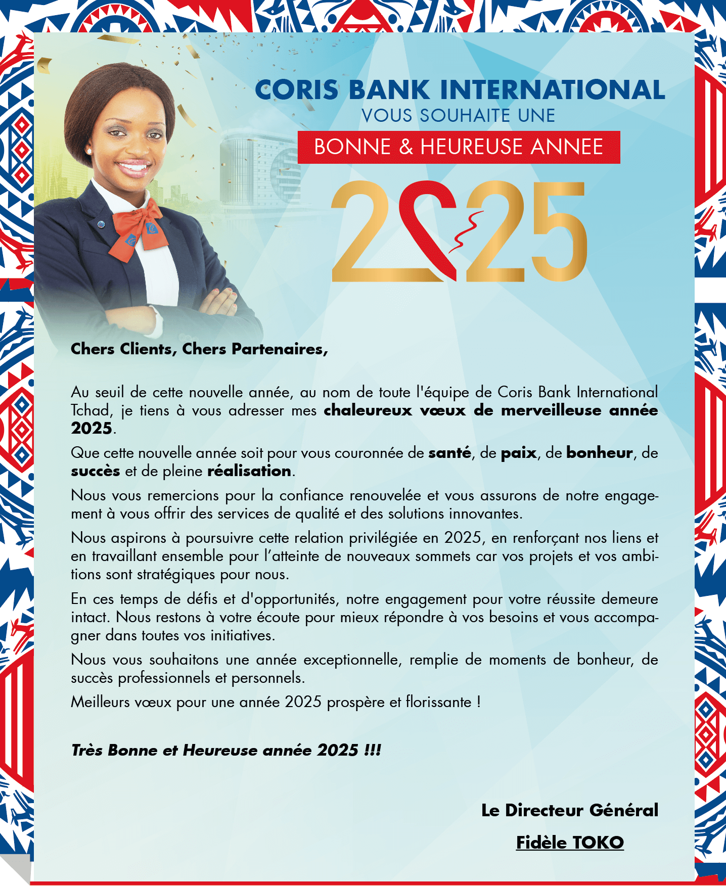 accueil - Coris Bank International Tchad